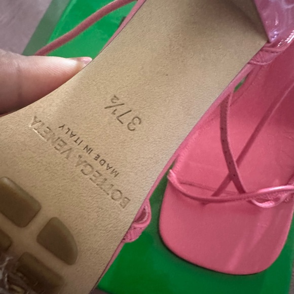 Bottega Veneta | Shoes | Bottega Veneta Pink The Line Sandal 375 | Poshmark